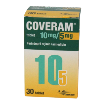COVERAM Perindopril / Amlodipine 10mg / 5mg Tablet 1's price in the ...